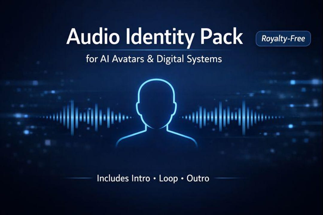 Audio Identity Pack for AI Avatars – Intro Neutral Loop and Outro ...