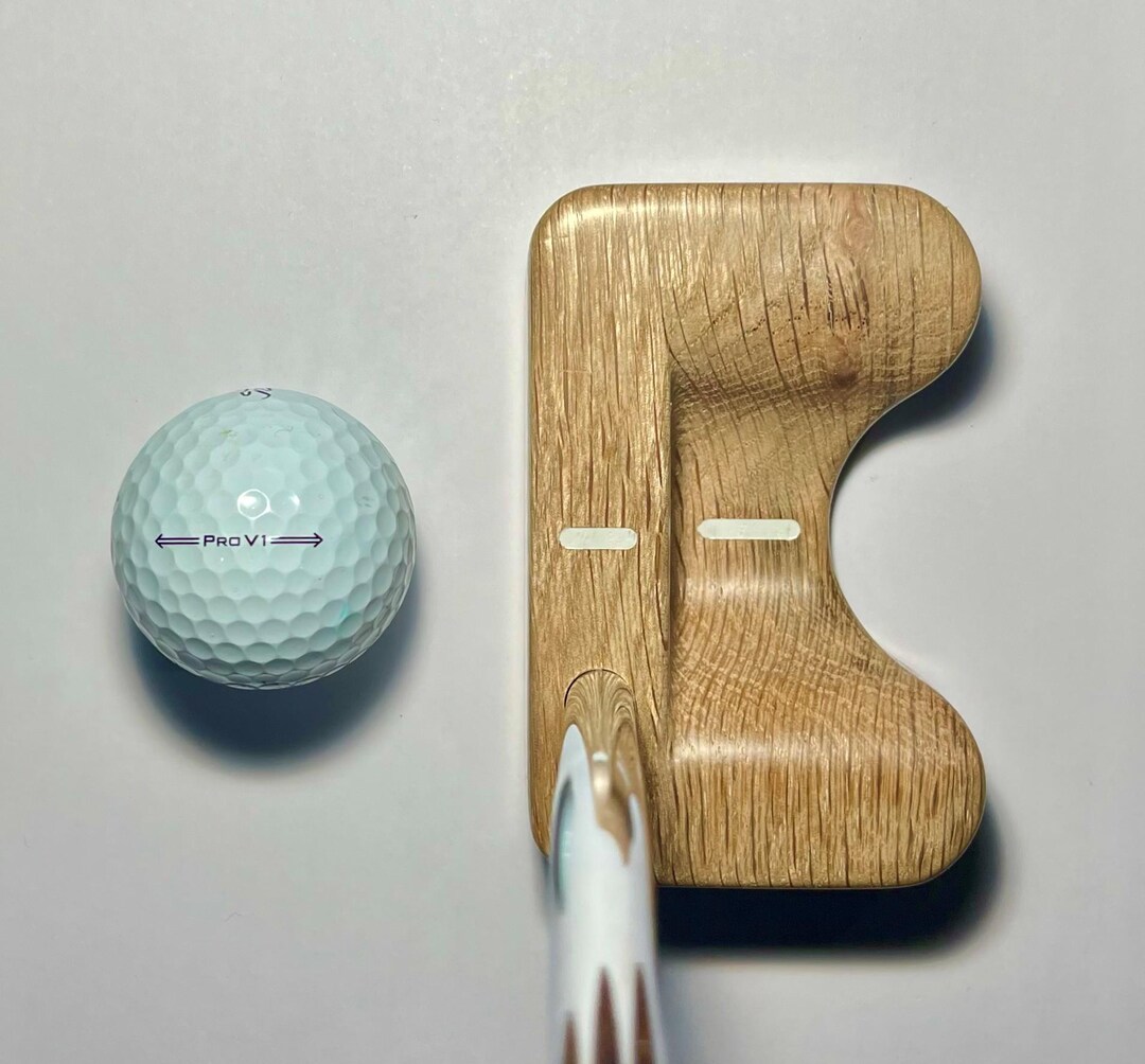Weighted Oak Putter - Ayr Style - Etsy