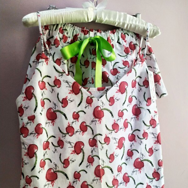 Cherry Pajama Set - Etsy