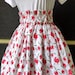 Cherry Cotton Skirt - Etsy