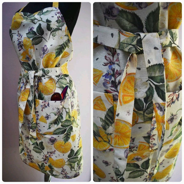 Lemon Apron - Etsy