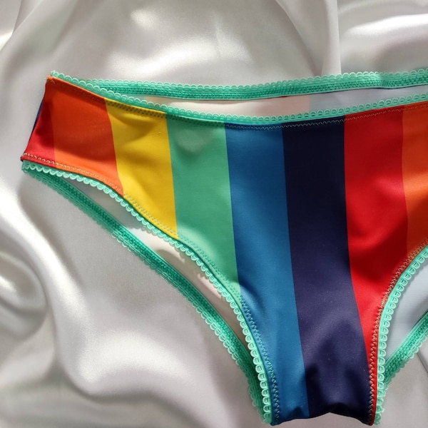 Rainbow Panties - Etsy
