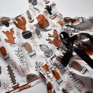 Cactus Pajama Set, Suculent Pajamas, Plant Mom Pajama Set, Women Pajama ...