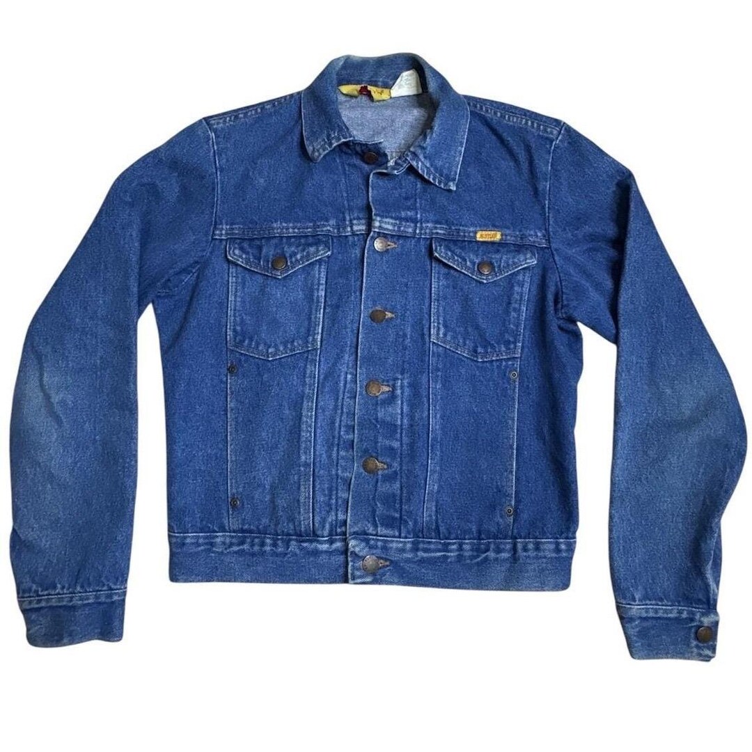 Vintage70's Rustler Denim Trucker Jacket Made in USA Women's Small ...