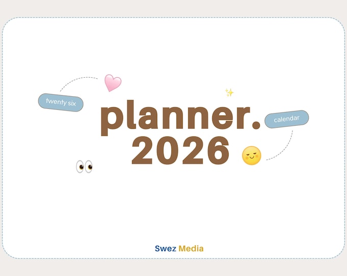 Minimalist Planner 2026 Template – Digital Daily & Monthly Planning ...