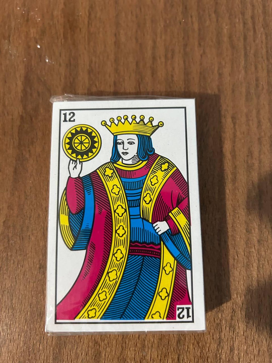 Vintage Moroccan Ronda Playing Card – Traditional North African Game ...