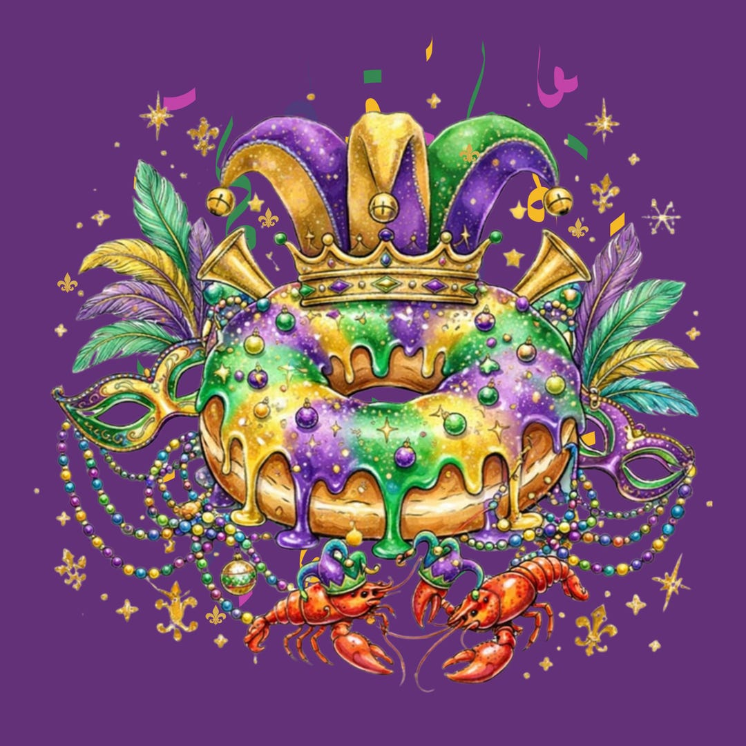 Mardi Gras King Cake Crawfish Png, Mardi Gras Carnival ,new Orleans ...