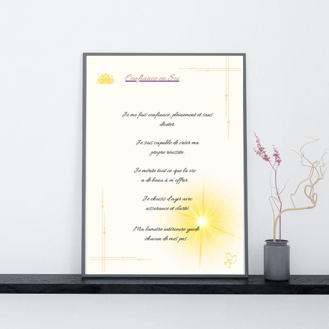 Positive Mantras – Reprogramming – 5 Themes (printable PDF) - Etsy