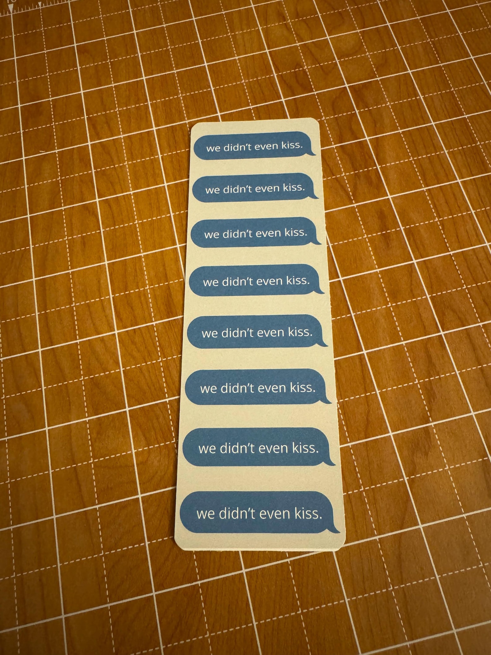 Heated Rivalry Text Message Bookmark, Matte Bookish Merch - Etsy