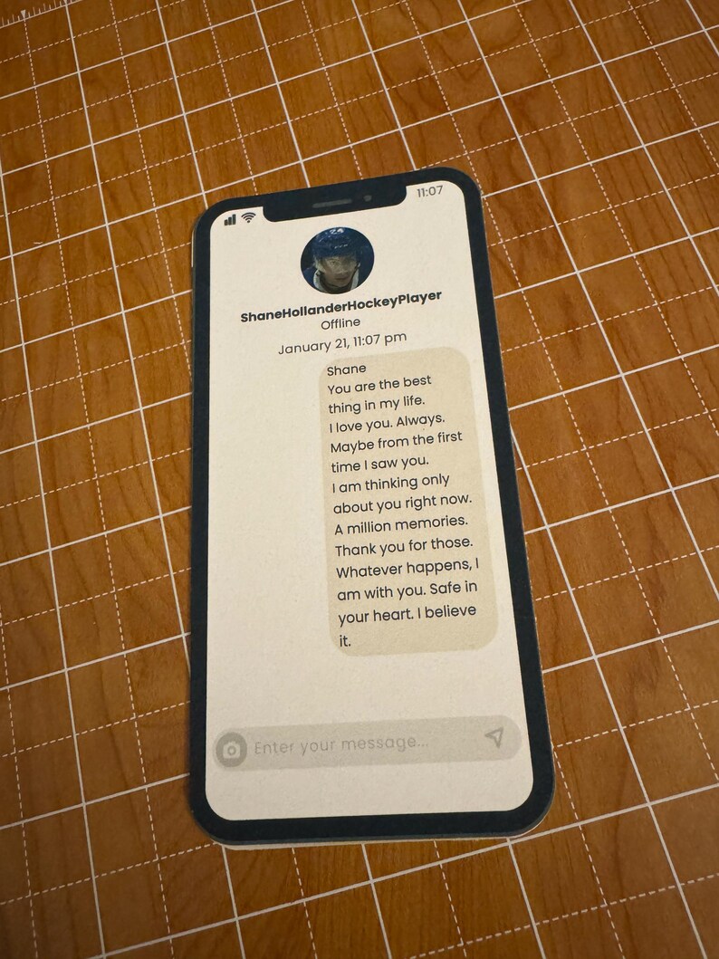 Heated Rivalry Text Message Bookmark, Matte Bookish Merch - Etsy