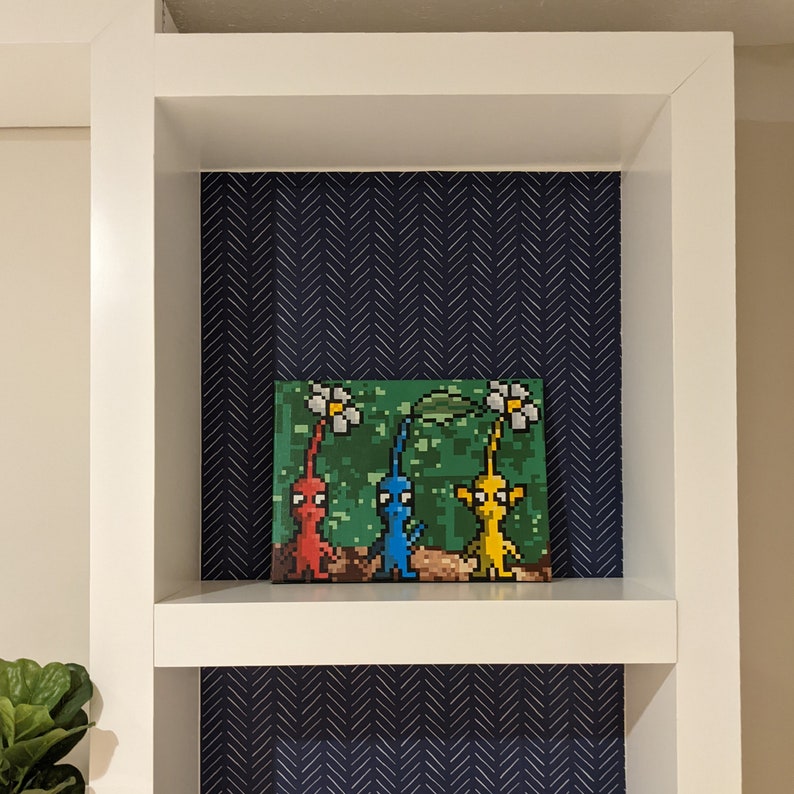 Pikmin Painting - Etsy