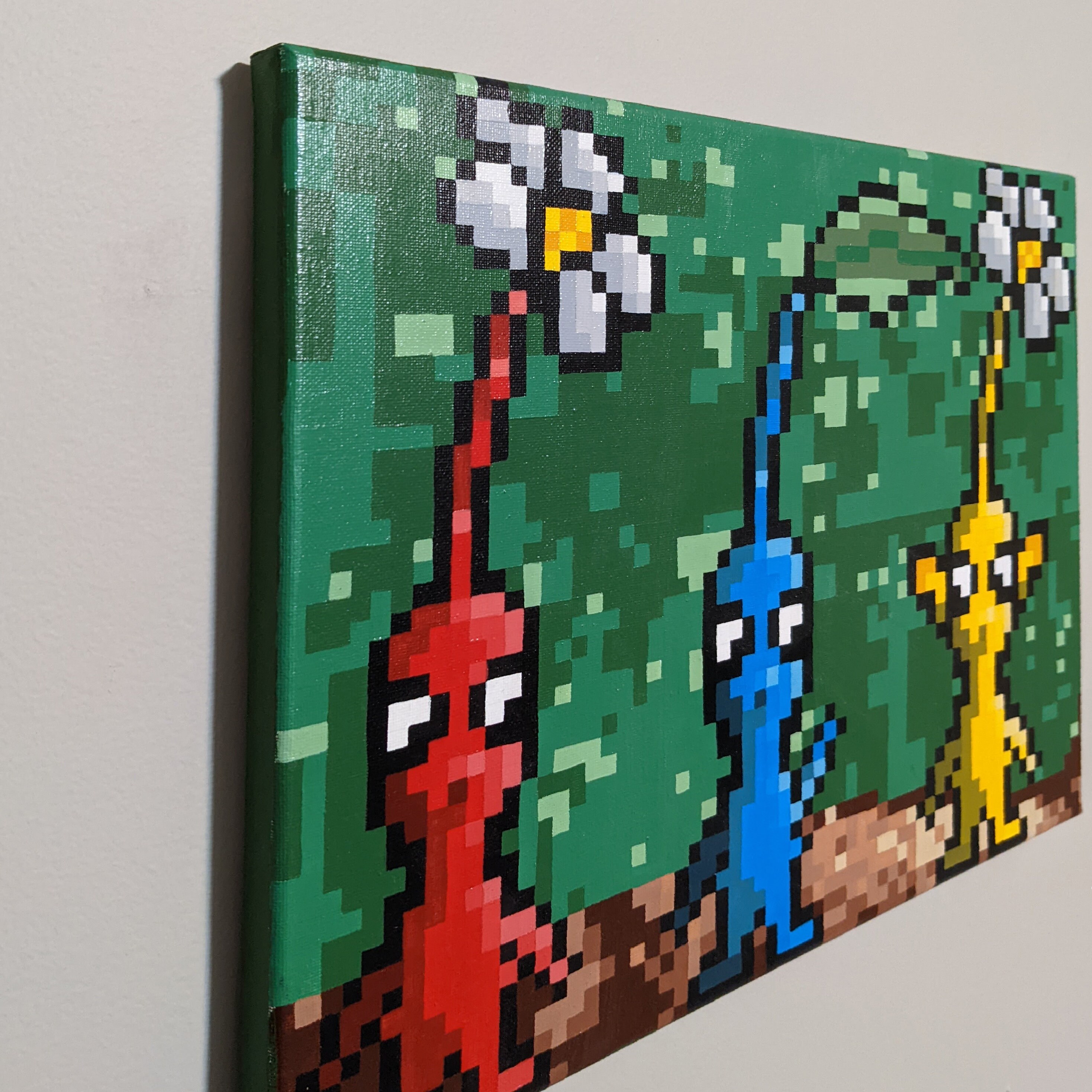 Pikmin Painting - Etsy