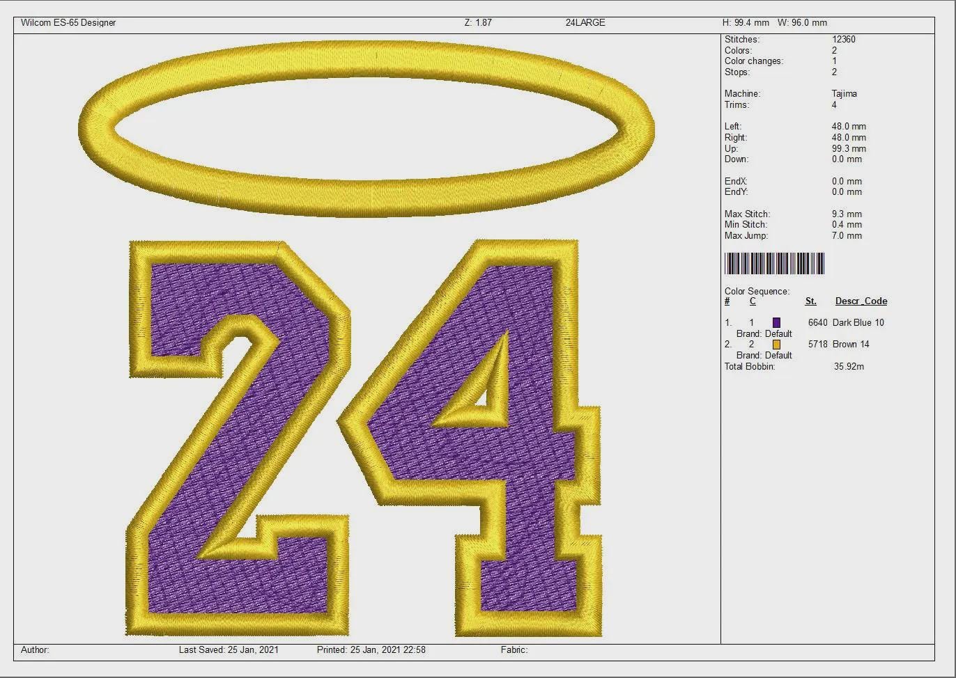 Kobe Inspired Mamba 24 Embroidery Design | Basketball Fan Stitch ...