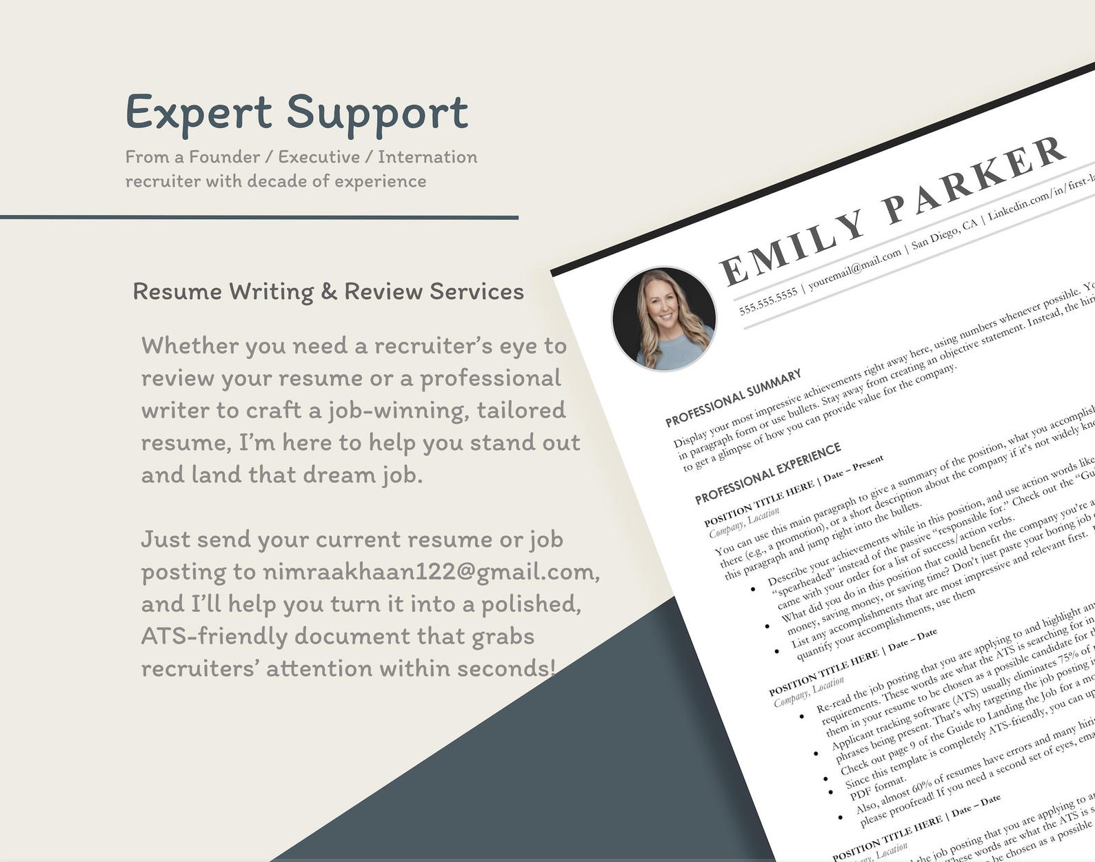 Resume Template: 1 & 2 Column Resume With Photo to Make a Lasting ...