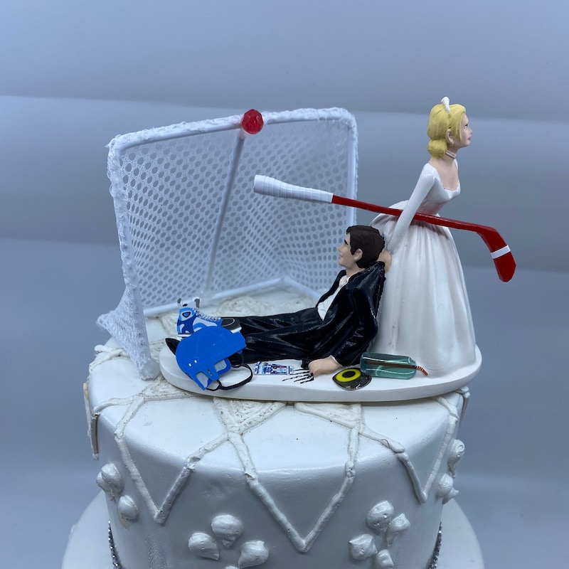 Hockey Cake Topper - Etsy
