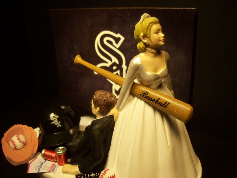 CHICAGO WHITE SOX Baseball (or Your Team) Bride and Groom Funny Wedding ...