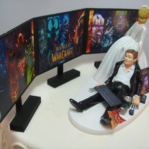 Ultimate GAMER Three-way Monitor 3 Split Screen INSPIRED Funny Wedding ...