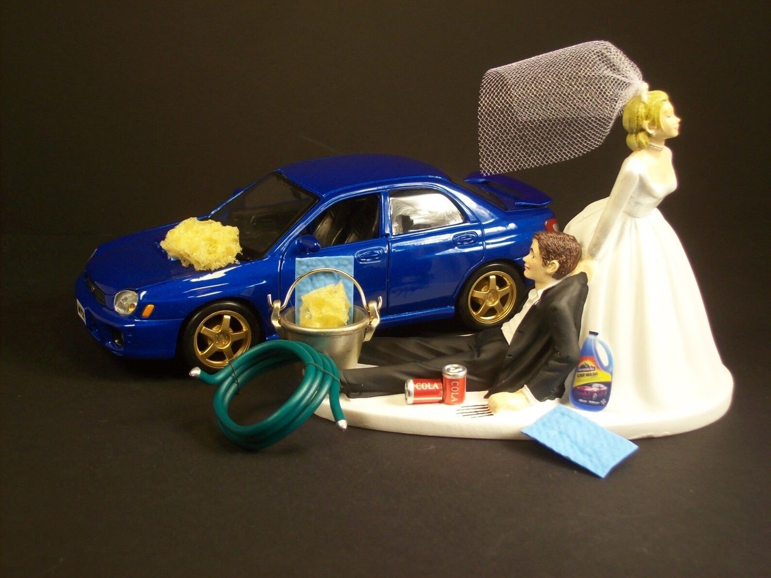 FOOTBALL Game Denver Broncos Funny Wedding Cake Topper Bride and Groom ...