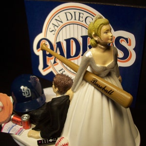 SAN DIEGO PADRES Baseball (or Your Team) Bride and Groom Funny Wedding ...