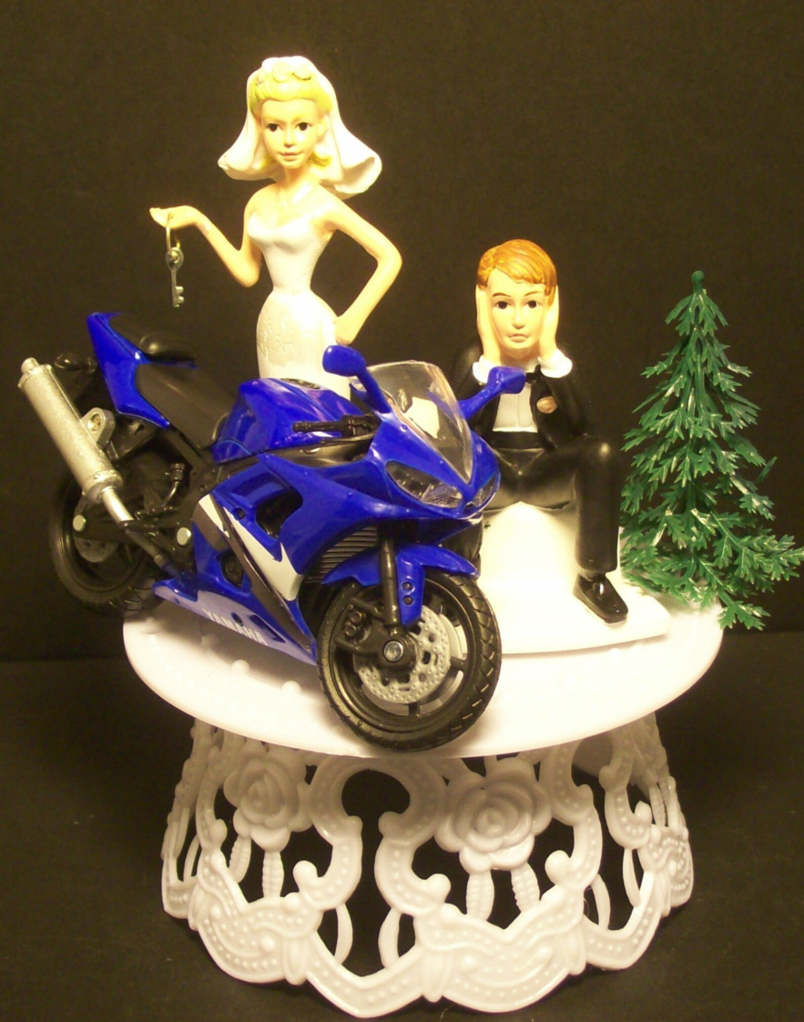 Motorcycle YAMAHA R6 Yzf Street Bike or Your Bike Bride and Groom Funny ...