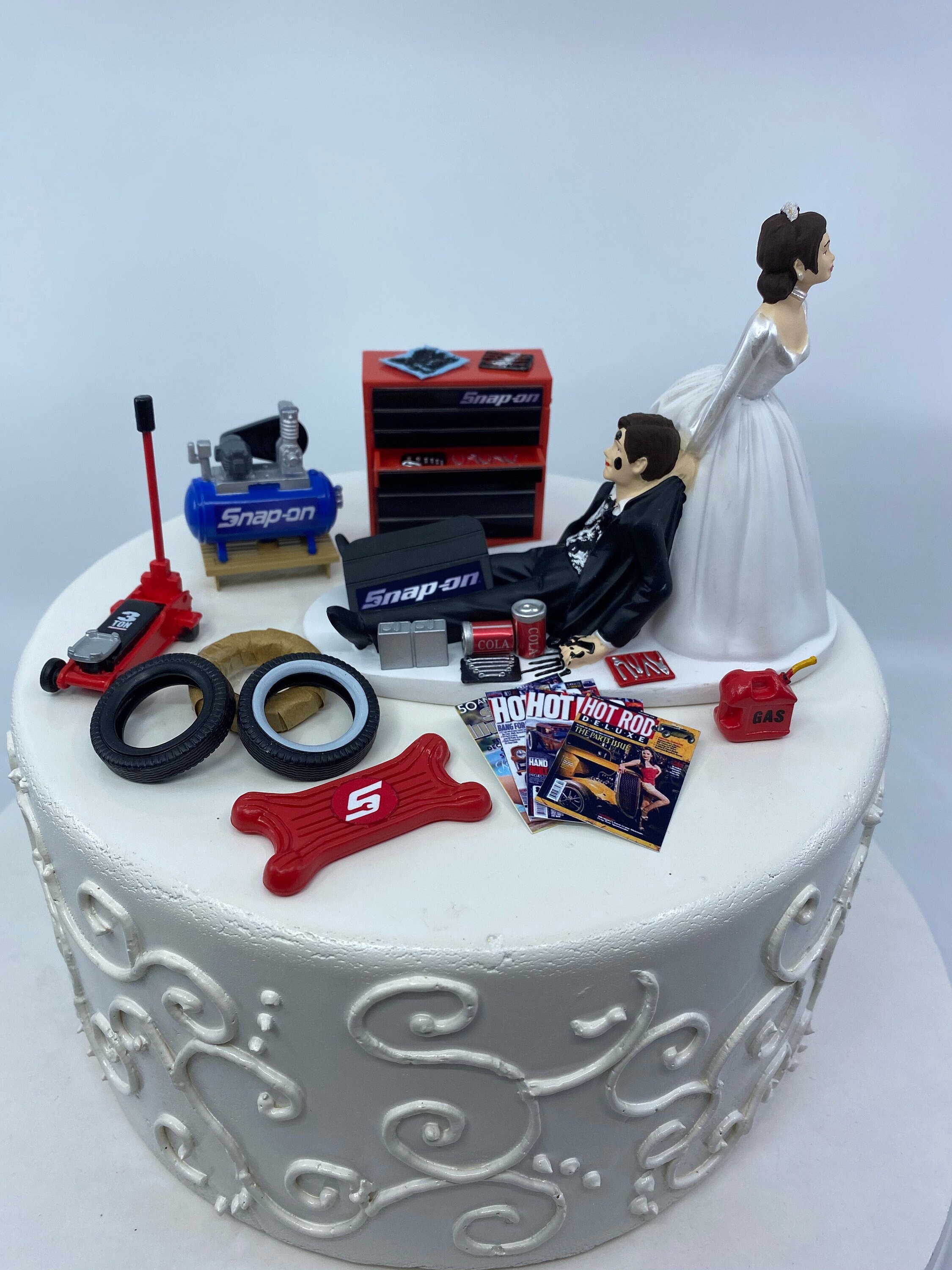 Party Supplies Custom Bride and Groom Cake Topper Funny Cake Topper ...