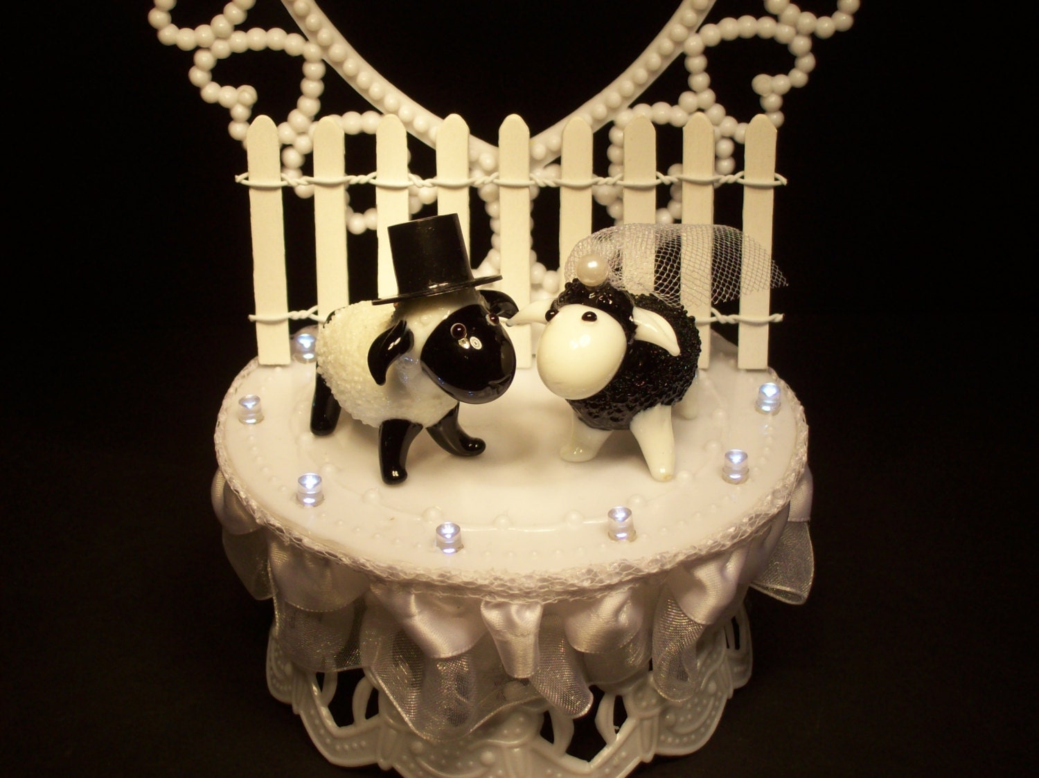 SHEEP With White LIGHTS Bride and Groom Funny Adorable Animal - Etsy
