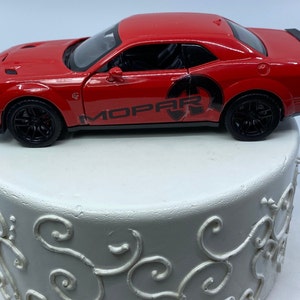 AUTO CAR Wash 2018 Dodge Charger Yellow Black Hood or Red Mopar Hellcat ...