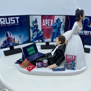 Ultimate GAMER Three-way Monitor 3 Split Screen INSPIRED Funny Wedding ...