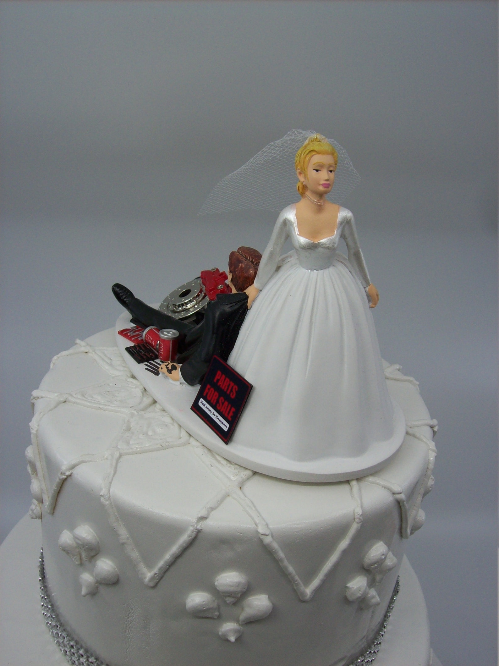 Auto Mechanic Brake Rotor Tire Funny Wedding Cake Topper Bride - Etsy