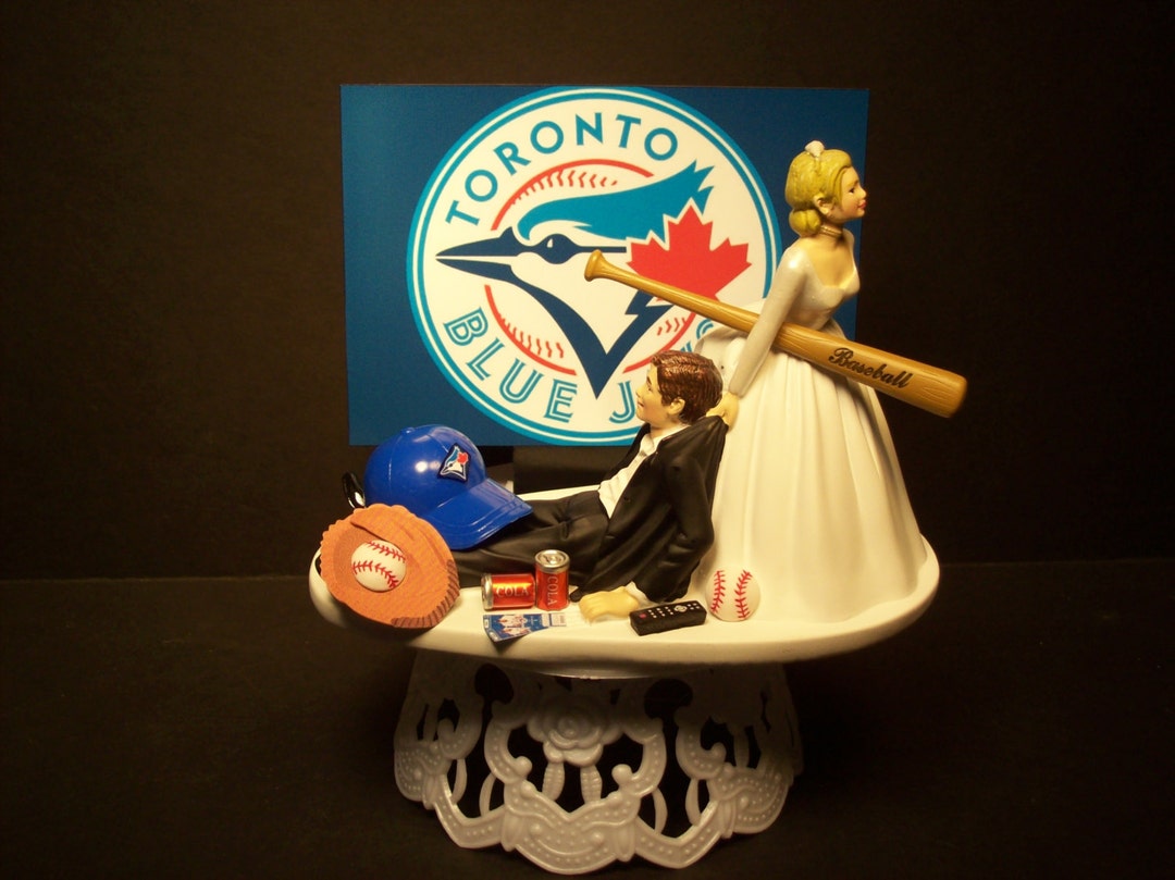 TORONTO BLUE JAYS Baseball or Your Team Bride and Groom Funny Wedding ...