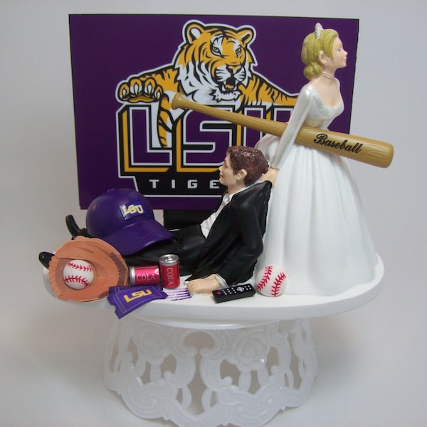 Lsu Cake Topper - Etsy