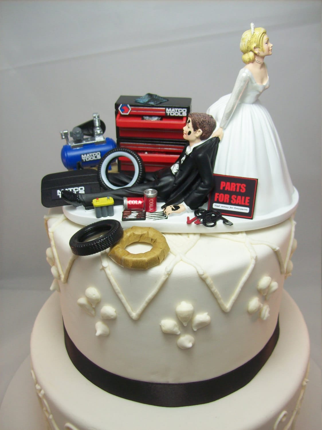 Funny Wedding Cake Topper for Mechanics AUTO MECHANIC MATCO Tools ...