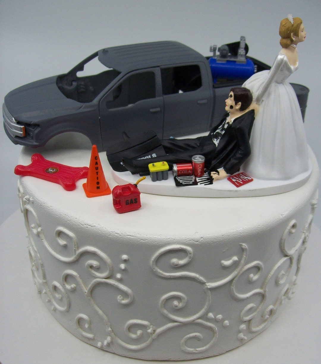 Truck Restoration Professional Hobbyist Funny Wedding Cake Topper 2019 ...
