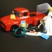 AUTO CAR Wash 1956 Ford F100 Red Truck Bride and Groom Funny Wedding ...