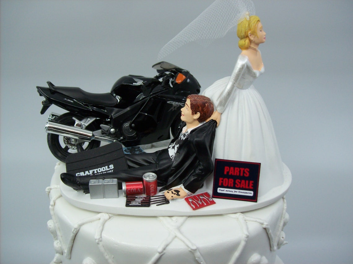 Motorcycle Blue YAMAHA (or Pick Your Bike) Racing Street Bike Bride and ...