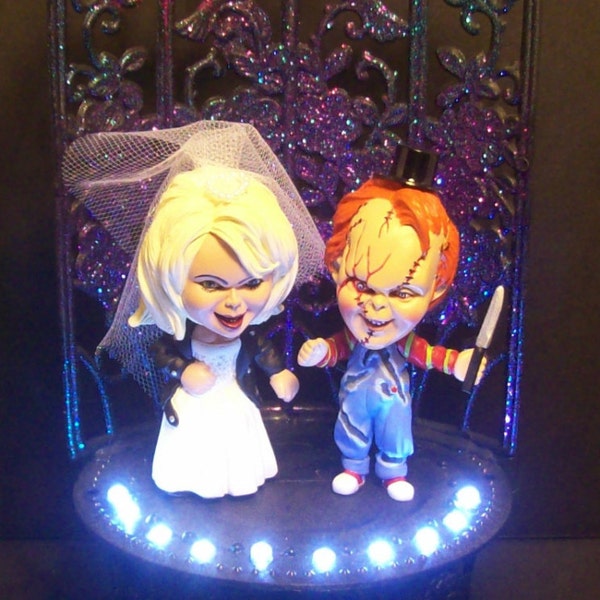 Chucky and Bride Cake Topper - Etsy