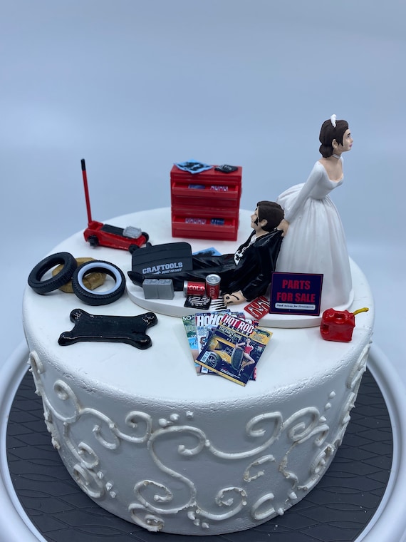 Mechanic wedding cake topper 60 photos - Astyledwedding.com