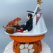 College Football CLEMSON Funny Wedding Cake Topper Sports Groom's Cake ...