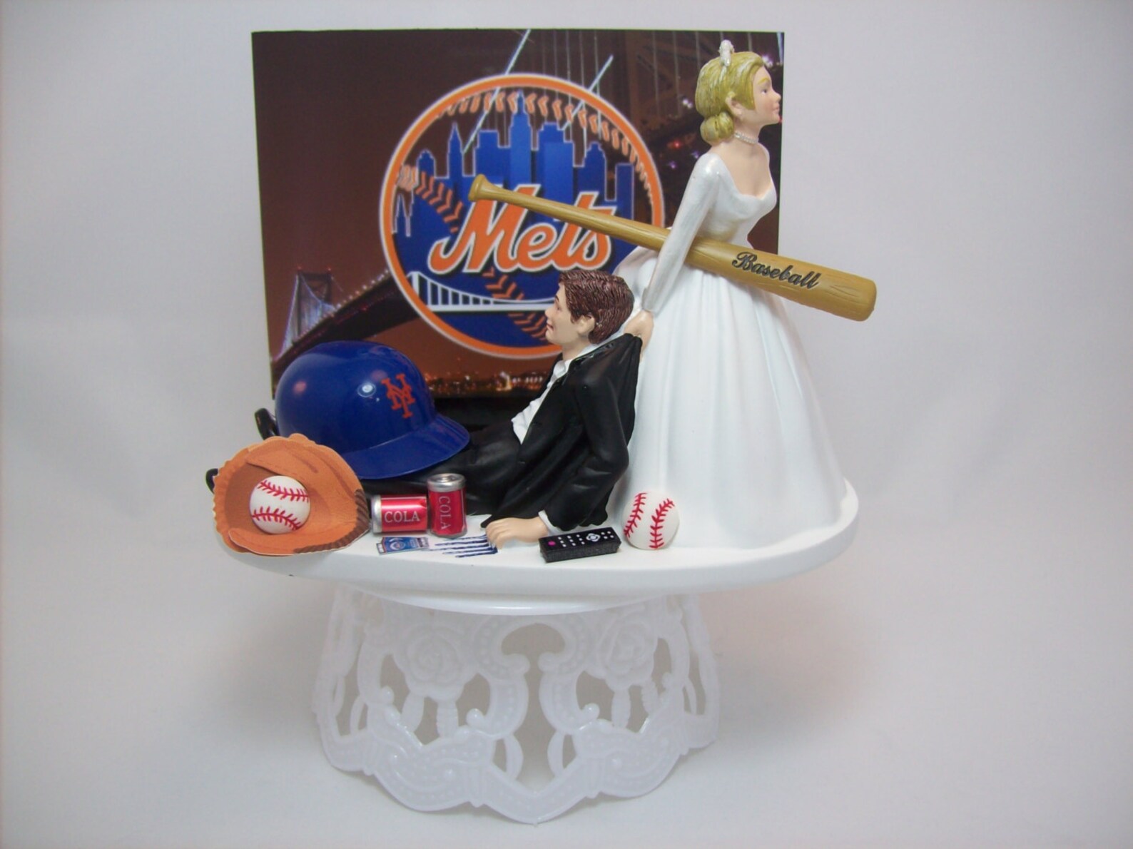 NEW YORK METS Baseball or Your Team Bride and Groom Funny - Etsy