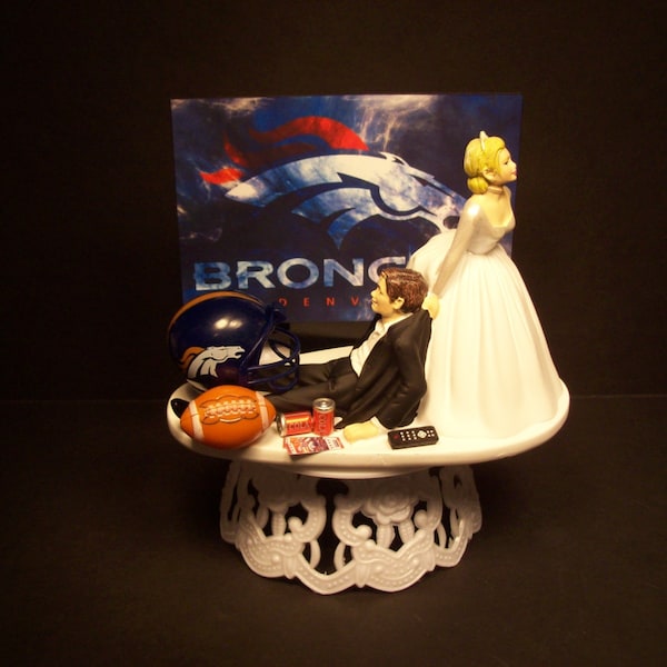 Denver Bronco Cake Topper - Etsy