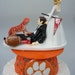 College Football CLEMSON Funny Wedding Cake Topper Sports Groom's Cake ...
