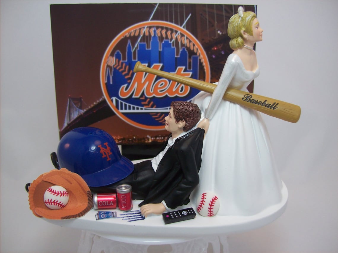 NEW YORK METS Baseball or Your Team Bride and Groom Funny - Etsy