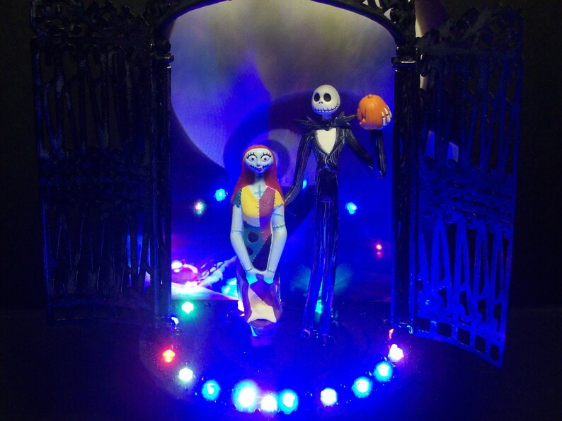 Nightmare Before Christmas Bride Groom Jack and Sally Wedding Cake ...