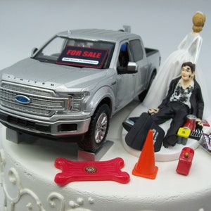 Professional Hobbyist Funny Wedding Cake Topper 2019 Ford F-150 Bride ...