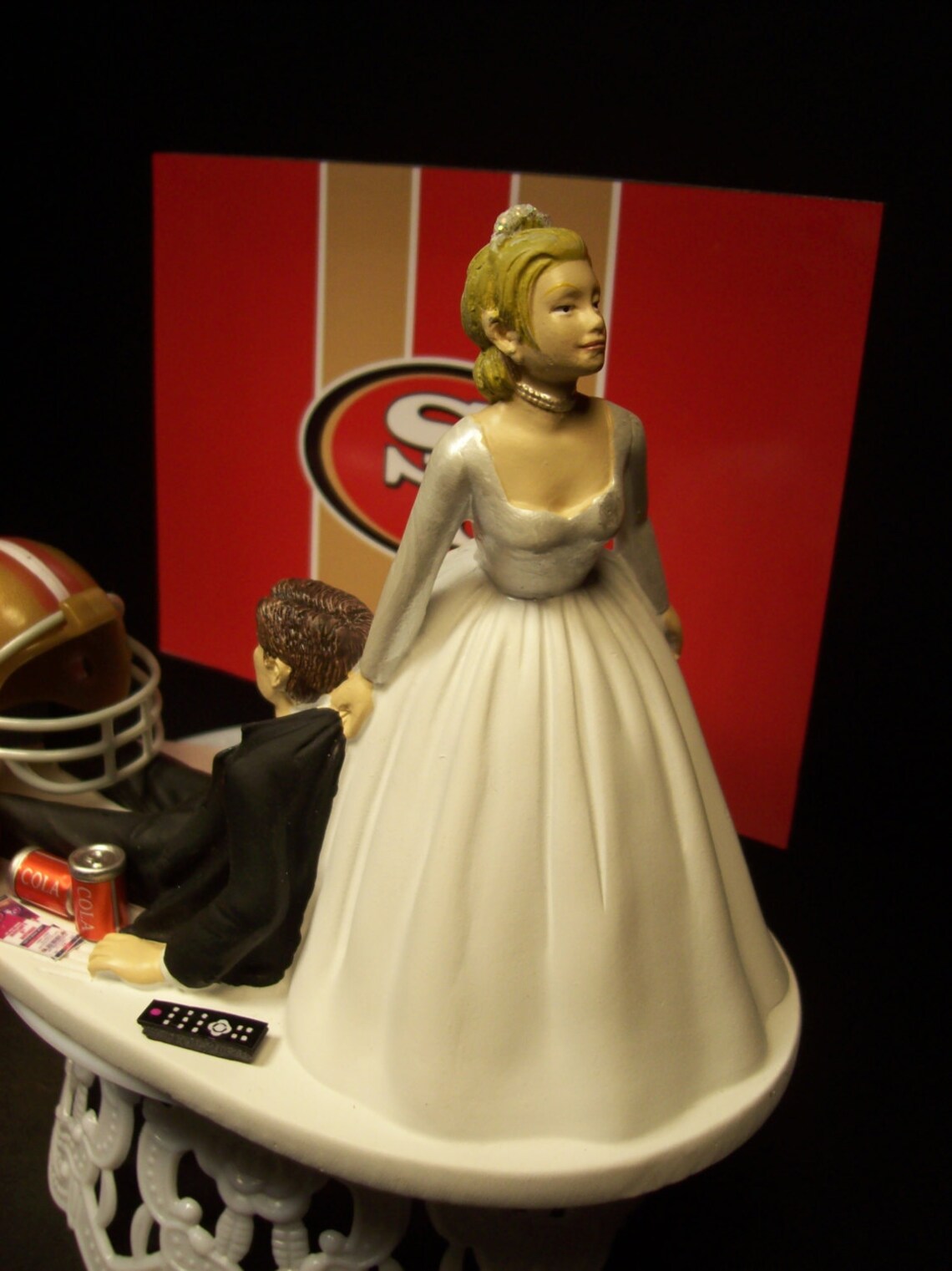 FOOTBALL SAN FRANCISCO 49ers or Your Team Bride and Groom - Etsy