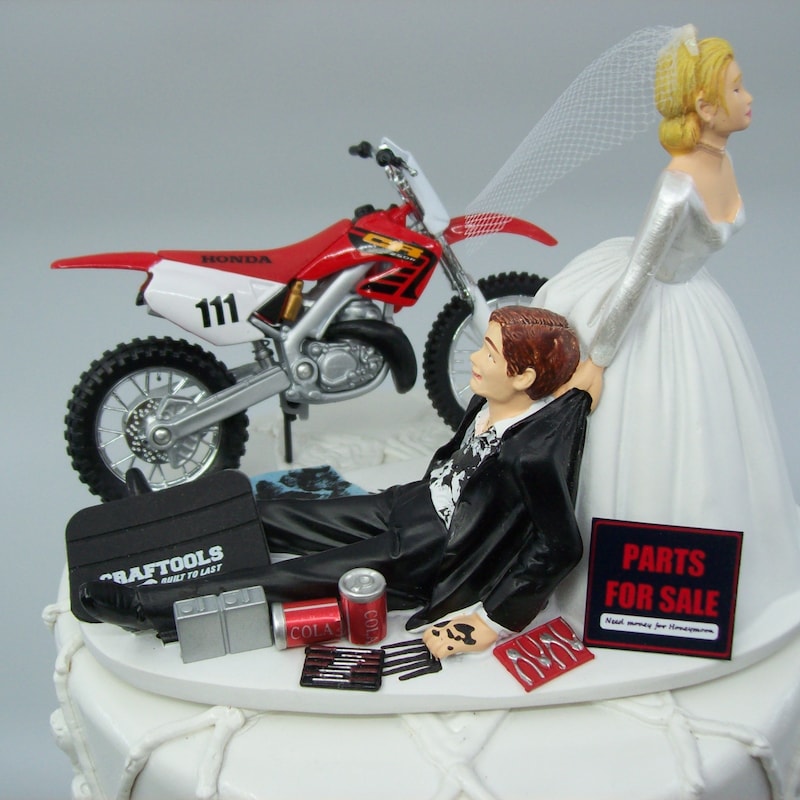 Motorcycle Cake Topper - Etsy