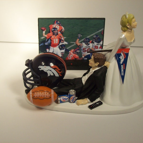 Denver Bronco Cake Topper - Etsy