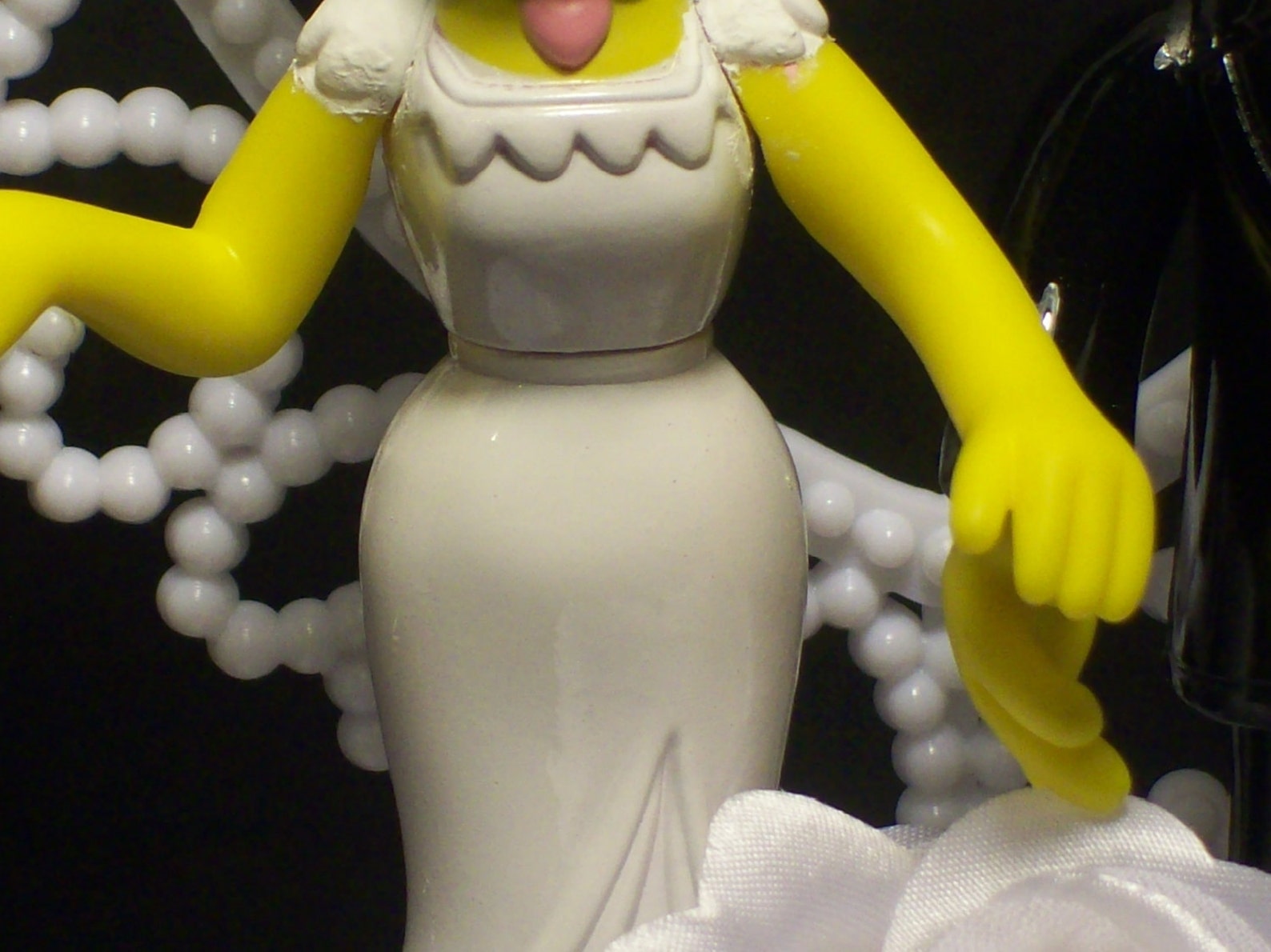The Simpsons Bride and Groom Funny Wedding Cake Topper - Etsy