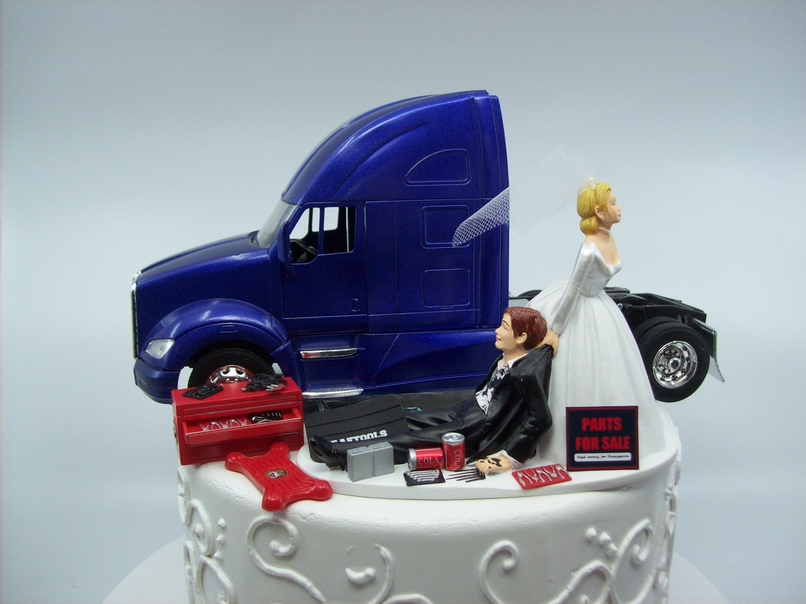 Auto Mechanic Brake Rotor Tire Funny Wedding Cake Topper Bride - Etsy