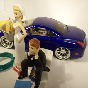 Got the Bucket! AUTO CAR Wash Lexus SC430 Blue Funny Wedding Cake ...